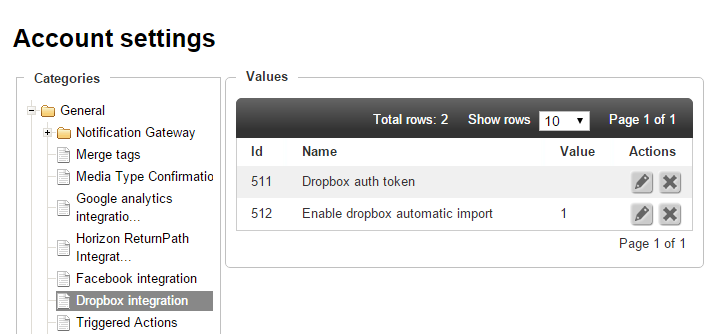 Importing contacts with Dropbox – Horizon Help Centre